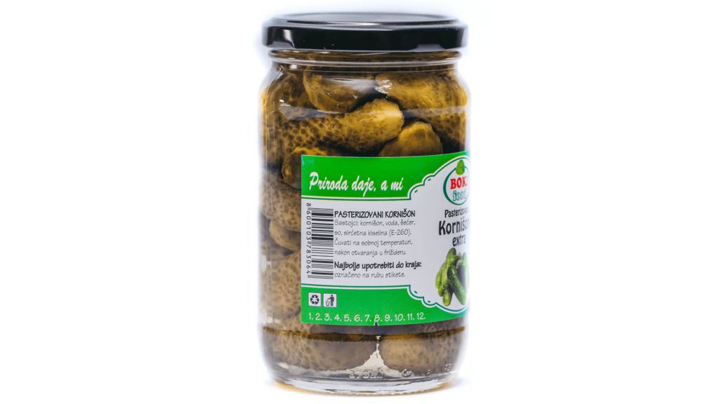 Kornišoni EXTRA 340 gr - Domaća zimnica- Boki food
